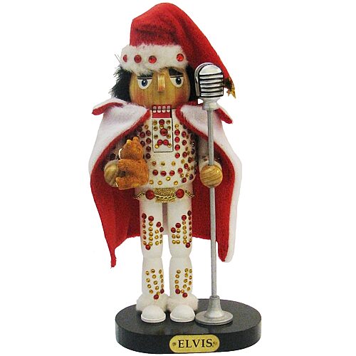 Click here for Kurt Adler 10 Inch Elvis in White Suit Nutcracker... prices
