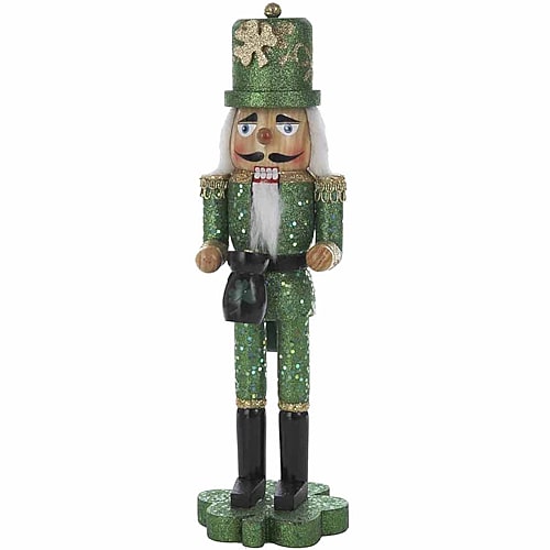 Click here for Kurt Adler Irish Nutcracker On Shamrock Base  One... prices