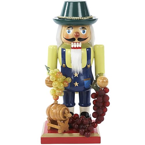 Click here for Kurt Adler 10¼ Wooden Winemaker Nutcracker  One Si... prices