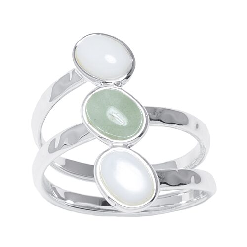 Click here for Sparkle Allure Mother of Pearl Green Aventurine Pu... prices
