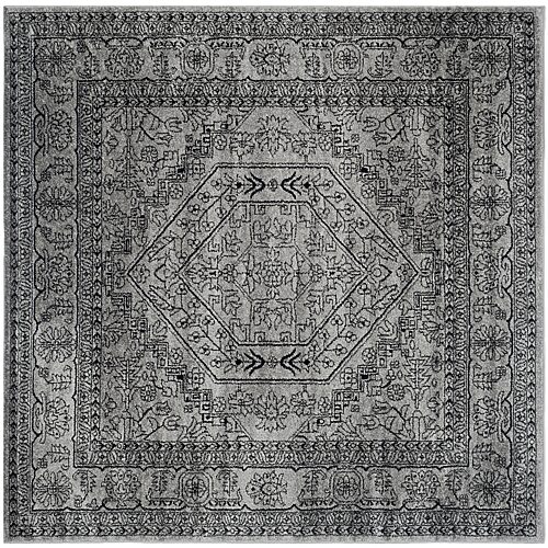 Click here for Safavieh Clyde Square Rug  One Size  Silver prices