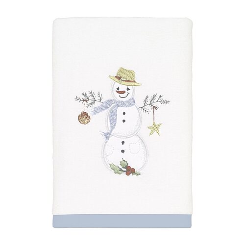 Click here for Avanti Coastal Snowman Cotton Hand Towel  16 x 30... prices