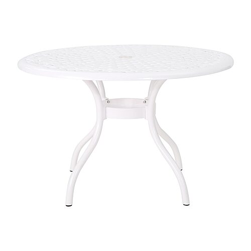 Click here for Phoenix Round Dining Table  One Size  White prices