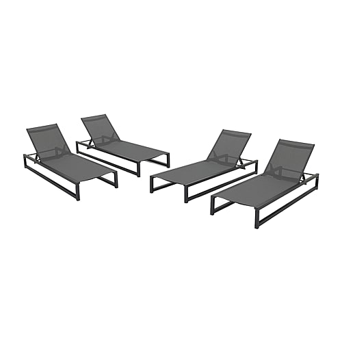 Click here for Modesta Adjustable 4-pc. Lounge Chair  One Size  B... prices