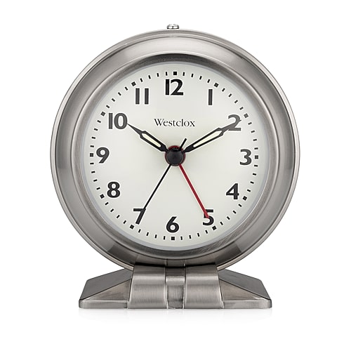 Click here for Westclox Silver Metal Alarm Clock  One Size  Silve... prices