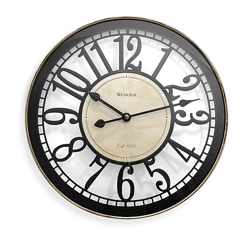 Click here for Westclox 12in. Open Arabic Wall Clock prices