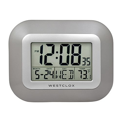 Click here for Westclox Classic Modern Lcd Display Digital Silent... prices