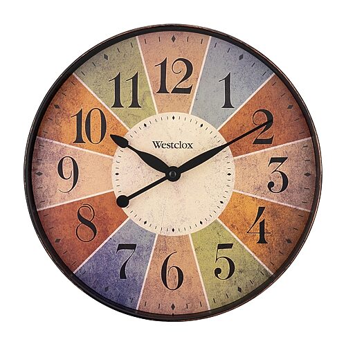 Click here for Westclox 12 Round Multi Color Analog Wall Clock  O... prices