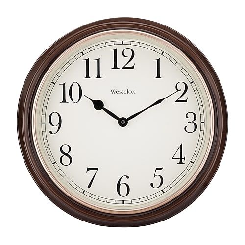 Click here for Westclox Woodgrain Classic Wall Clock 73004P prices