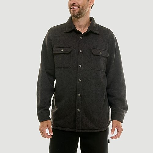 Click here for Hallstatt Mens Fleece Midweight Shirt Jacket  X-la... prices