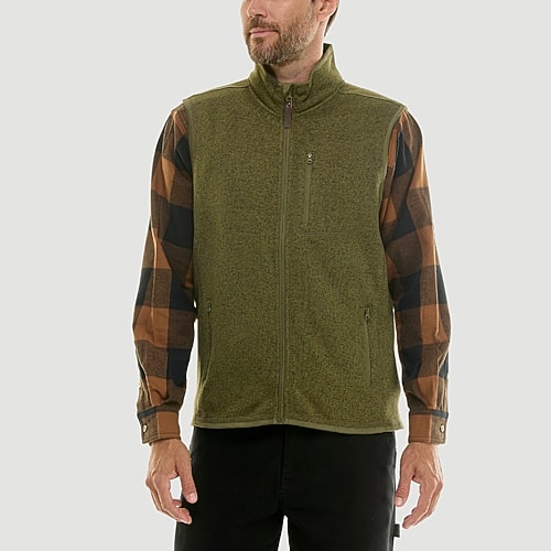 Click here for Hallstatt Mens Midweight Fleece Vest  X-large  Gre... prices