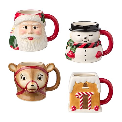 Click here for Certified International SantaS Retro Christmas 4-p... prices