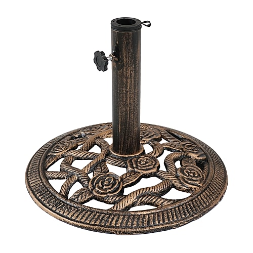 Click here for Rose Blossom 16-Inch Diameter Cast Iron Patio Umbr... prices