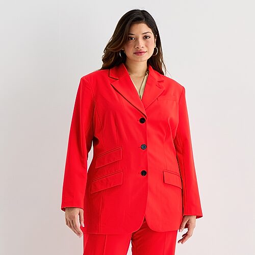 Click here for Worthington Womens Plus Regular Fit Blazer  26w  R... prices