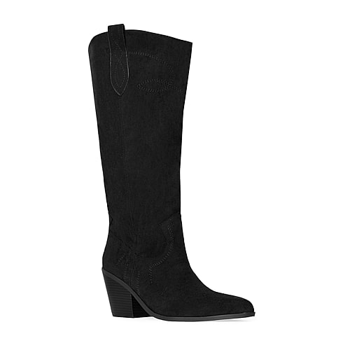 Click here for RM Rebecca Minkoff Womens Nicole Stacked Heel Cowb... prices