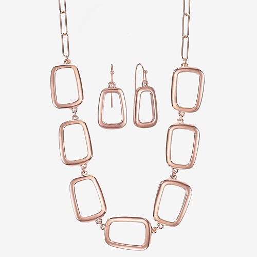 Click here for Liz Claiborne Frontal Collar Necklace & Drop Earri... prices
