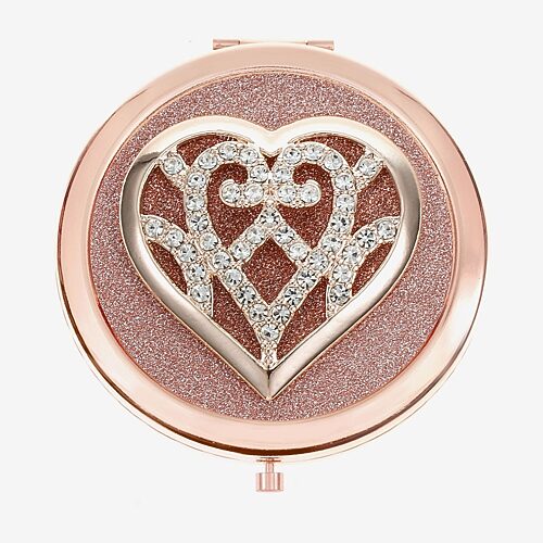 Click here for Monet Jewelry Rose Tone Filigree Rose Tone Heart C... prices