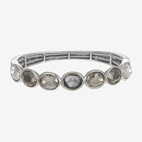 Click here for Monet Jewelry Stretch Womens Brown Glass Oval Bang... prices
