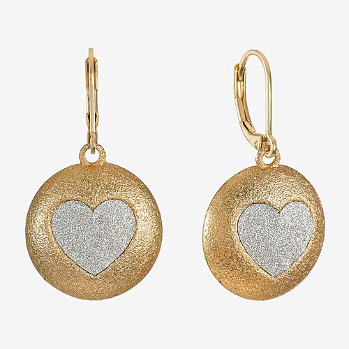 Click here for Monet Jewelry Womens Heart Drop Earrings  One Size... prices