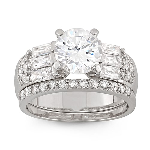 Click here for Womens 1 CT. Cubic Zirconia Sterling Silver Round... prices