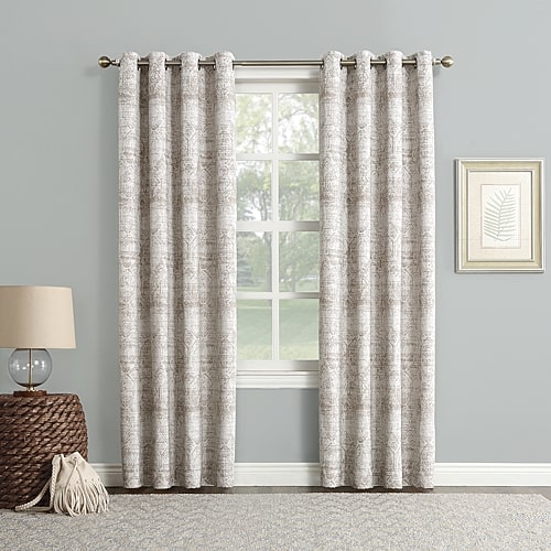 Click here for Darren Distressed Woven Jacquard Blackout Grommet... prices