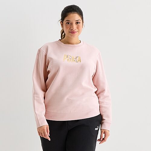 Click here for PUMA Womens Crew Neck Long Sleeve Plus Sweatshirt... prices
