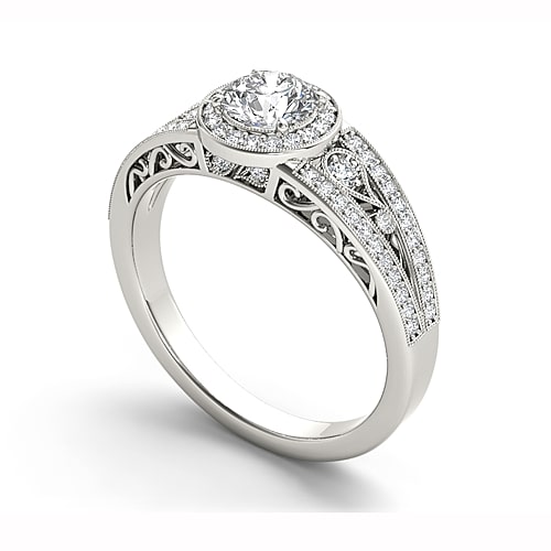 Click here for Womens 1 CT. T.W. Natural White Diamond 14K Gold R... prices