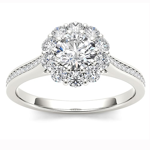 Click here for 1 1/4 CT.T.W. Natural Round Diamond 14K Gold Engag... prices