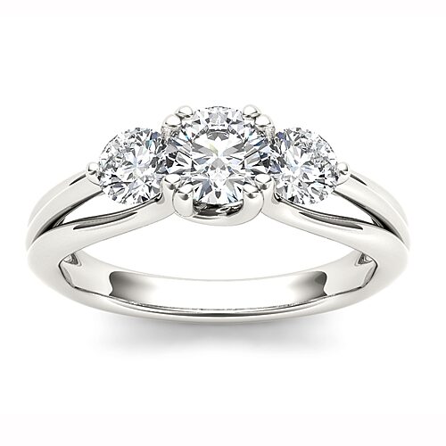 Click here for Love Lives Forever Womens 1 CT. T.W. Natural White... prices