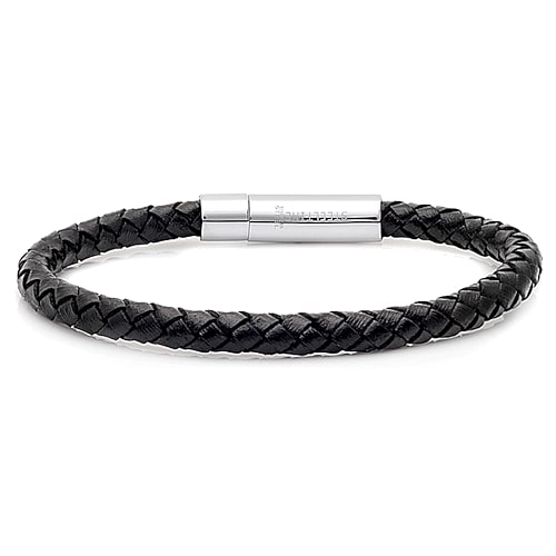 Click here for Steeltime Mens Stainless Steel Wrap Bracelet  One... prices