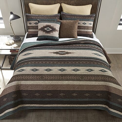 Click here for Donna Sharp Sierra Vista Microfiber Quilt Set  One... prices