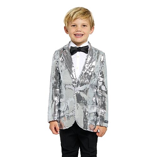 Click here for Suitmeister Boys Regular Fit Blazer  6  Silver prices
