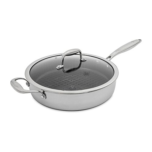 Click here for Hells Kitchen Ceramic Hybrid 4-Qt Saute Pan & Lid... prices