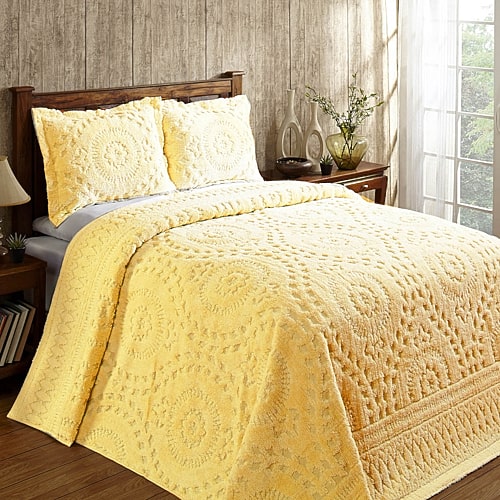 Click here for Better Trends Rio Bedspread  One Size  Yellow prices