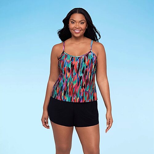 Click here for Trimshaper Womens Abstract Moderate Coverage One P... prices