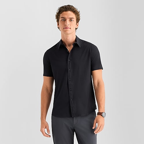 Click here for Stylus Mens Short Sleeve Regular Fit Button-Down S... prices