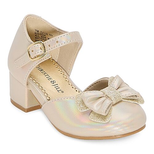 Click here for Christie & Jill Lil Ivy Toddler Girls Round Closed... prices