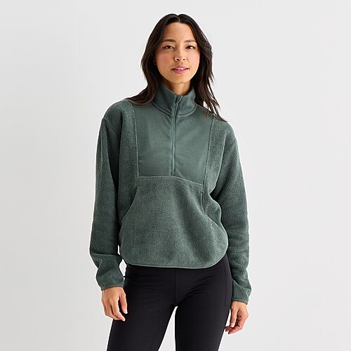 Click here for Xersion Womens Teddy Sherpa Long Sleeve Active Qua... prices