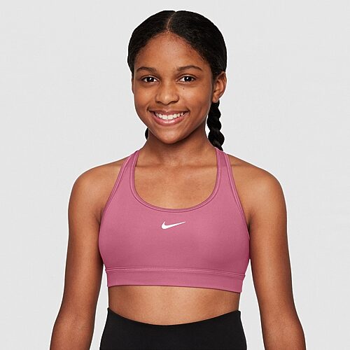 Click here for Nike Dri-Fit Swoosh Big Kid Girls Sports Bra  X-la... prices