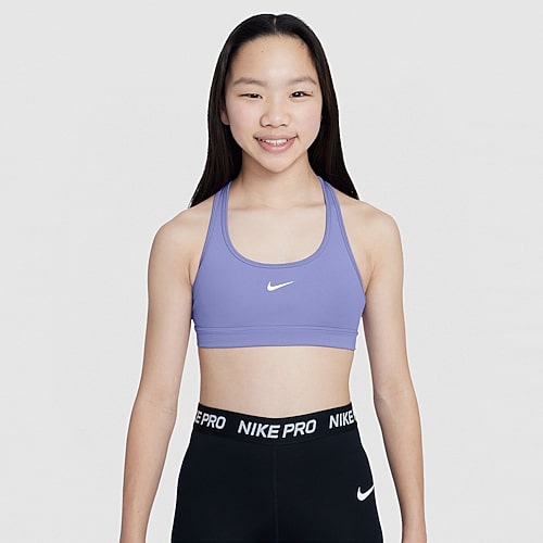 Click here for Nike Dri-Fit Swoosh Big Kid Girls Sports Bra  Larg... prices