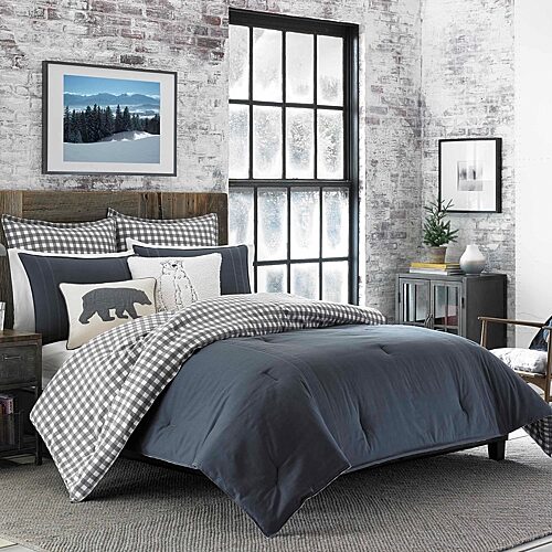 Click here for Eddie Bauer Kingston Reversible Duvet Cover Set  O... prices