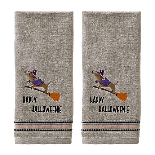 Click here for Saturday Knight Happy Halloweenie 2-pc. Hand Towel... prices