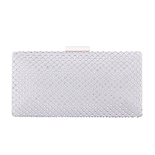 Click here for I. Miller Cisco Crystal Evening Bag  One Size  Sil... prices