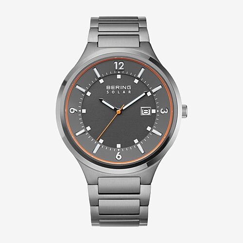Click here for Bering Mens Gray Stainless Steel Bracelet Watch 14... prices