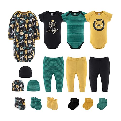Click here for The Peanutshell King Of The Jungle Baby Unisex 16-... prices