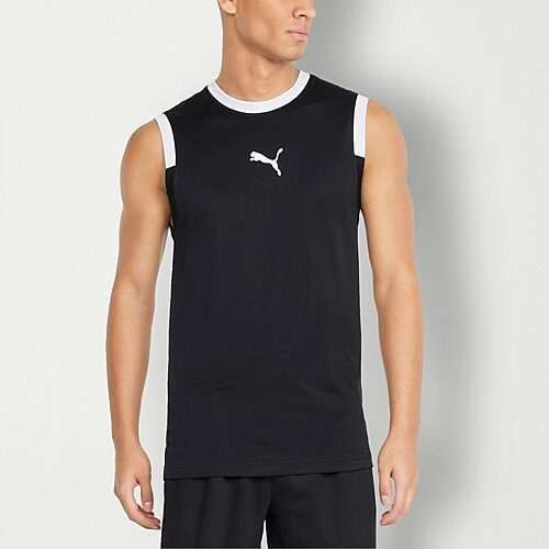 PUMA Rtg Mens Crew Neck Sleeveless Muscle T-Shirt  X-large  Black