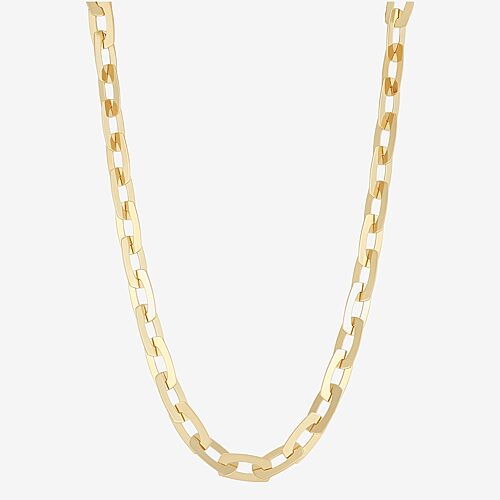 Click here for Mia Oro Womens 14K Gold 18 Inch Link Necklace  One... prices