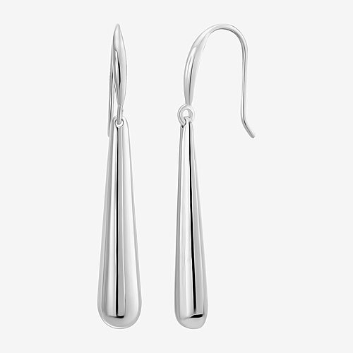 Click here for Womens Sterling Silver Drop Earrings  One Size prices