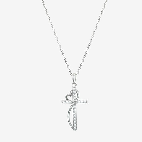 Click here for Diamonart Womens White Cubic Zirconia Sterling Sil... prices
