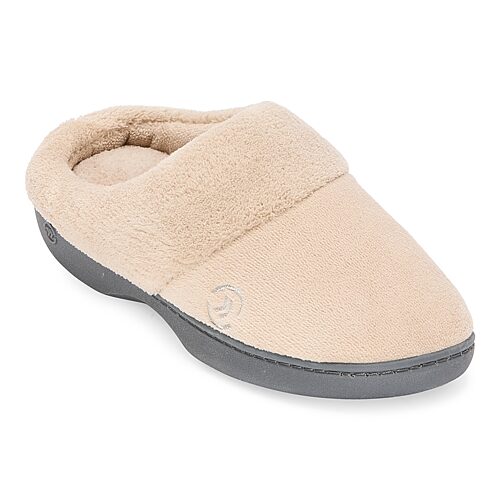 Click here for Isotoner Hoodback Womens Clog Slippers  6-7  Gray prices